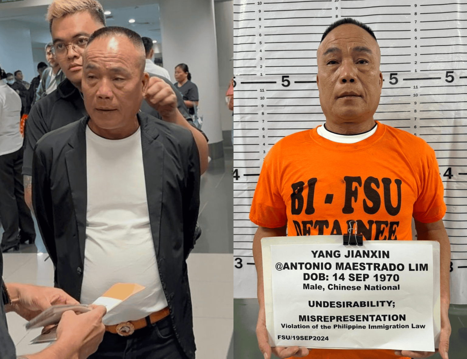 Kapatid ni Michael Yang na si Yang Jianxin, arestado ng BI, PAOCC; may ...