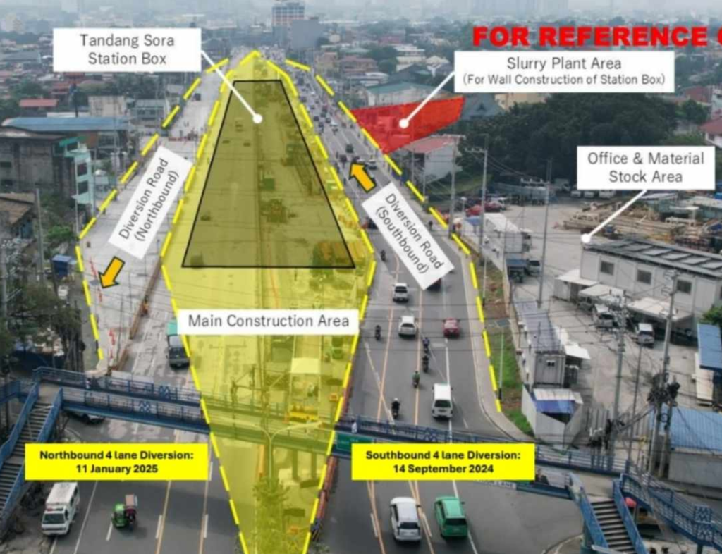 4 lanes ng Tandang Sora sa Mindanao Ave, pansamantalang isasara - IBCTV 13
